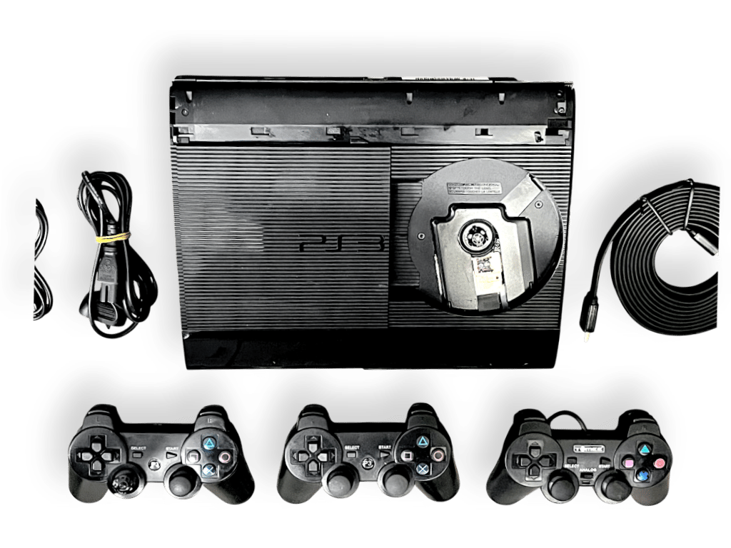 PS3 Super-Slim 500GB Premium Console + 3 Controllers - Appleby Games