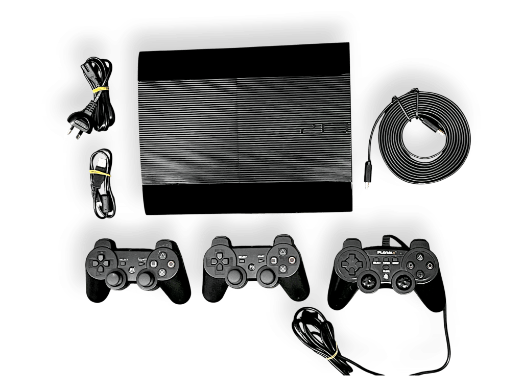 PS3 Super-Slim 500GB Premium Console + 3 Controllers - Appleby Games
