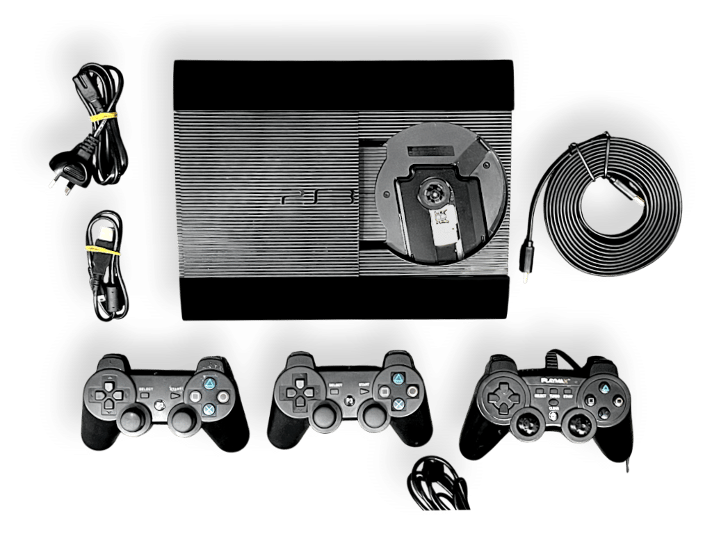 PS3 Super-Slim 500GB Premium Console + 3 Controllers - Appleby Games