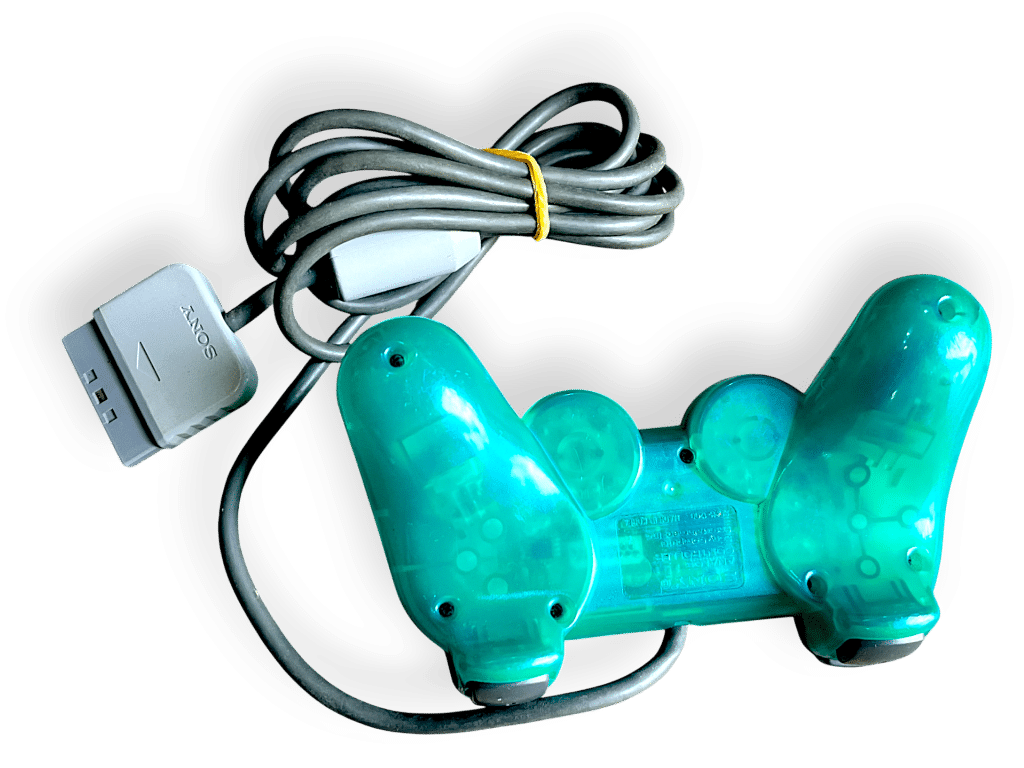 Sony PlayStation DualShock Controller (Translucent Green – PS1/PS2 ...