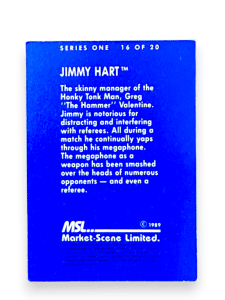 WWF Superstars of Wrestling 1989 SERIES 1 Card Jimmy Hart - Appleby Games