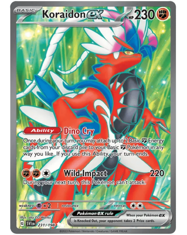POKEMON TCG - Koraidon Ex 231/198 Scarlet & Violet Base Set - Appleby Games