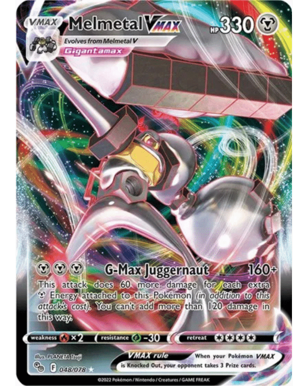 POKEMON TCG - Melmetal VMAX 048/078 Pokemon Go - Appleby Games