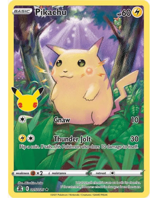 POKEMON TCG - Pikachu 005/025 Celebrations - Appleby Games