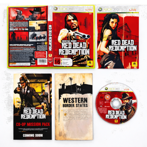 Red Dead Redemption (Xbox 360 - ORIGINAL PRINT) *MINT COLLECTOR'S ...