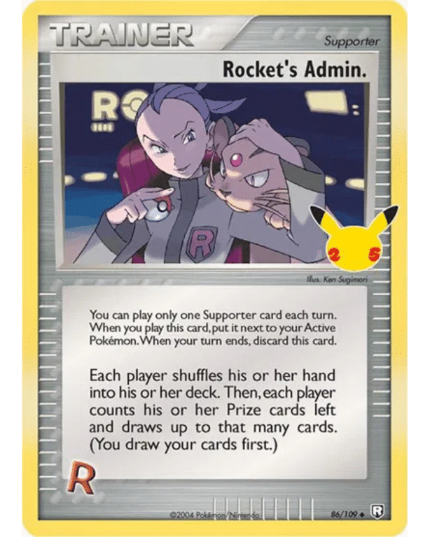 POKEMON TCG - Rocket's Admin 86/109 Celebrations - Appleby Games