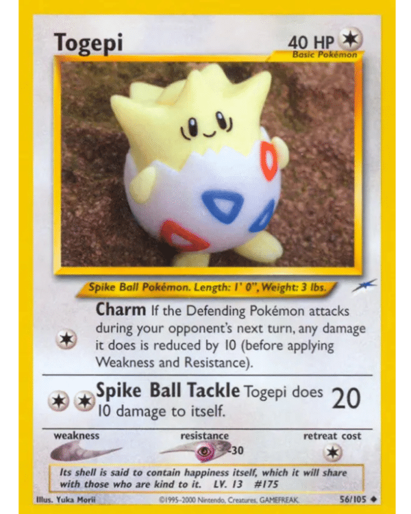 POKEMON TCG - Togepi 56 Neo Destiny - Appleby Games