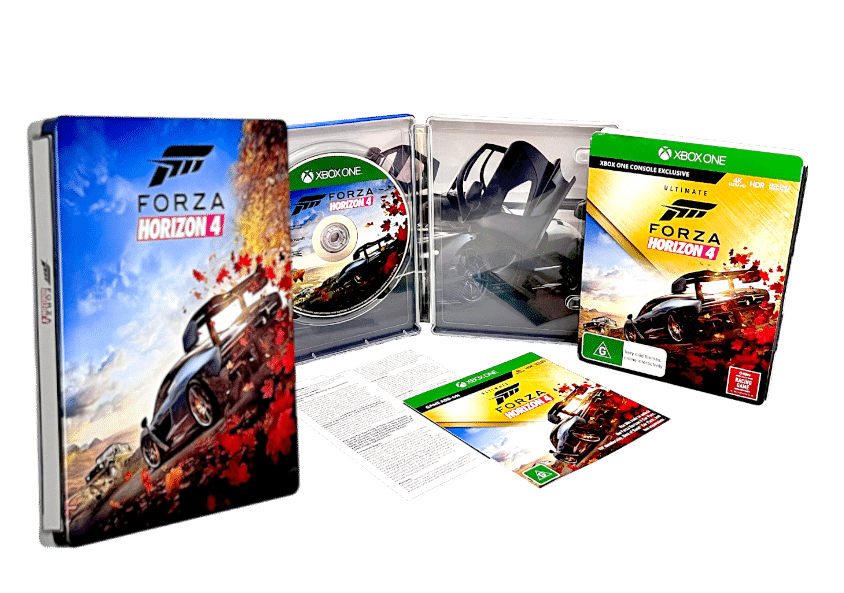 FORZA HORIZON 4 (Xbox One) STEEL EDITION *BOXED, COMPLETE* - Appleby Games