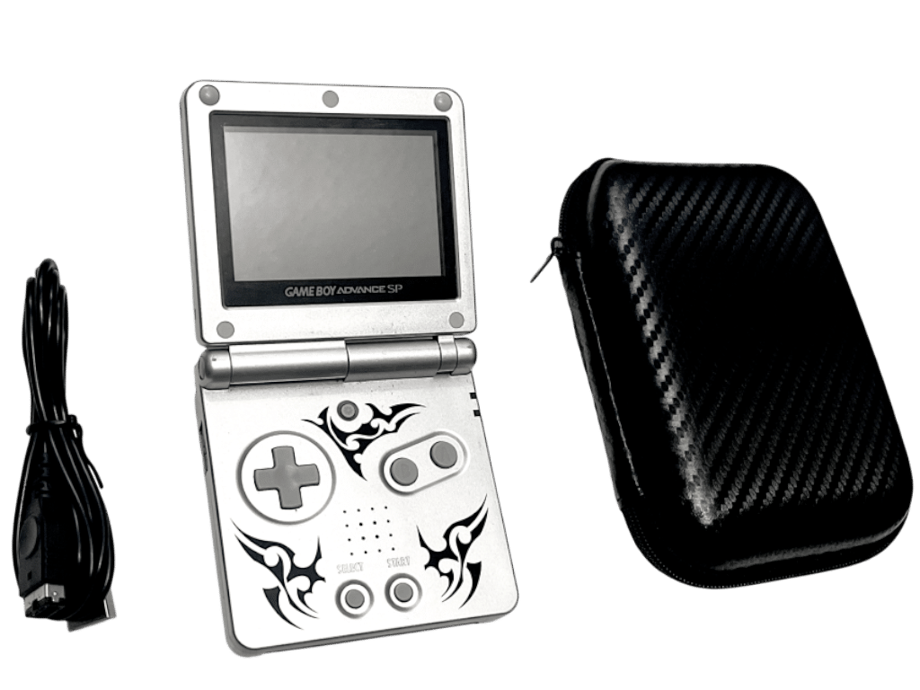 Game Boy Advance SP (Silver) *TRIBAL LIMITED EDITION* - Appleby Games