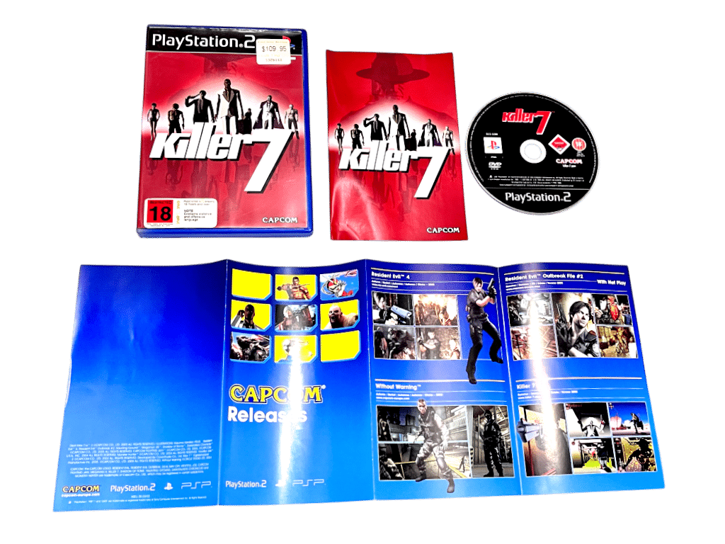 KILLER7 KILLER 7 (PS2) *MINT COMPLETE* - Appleby Games