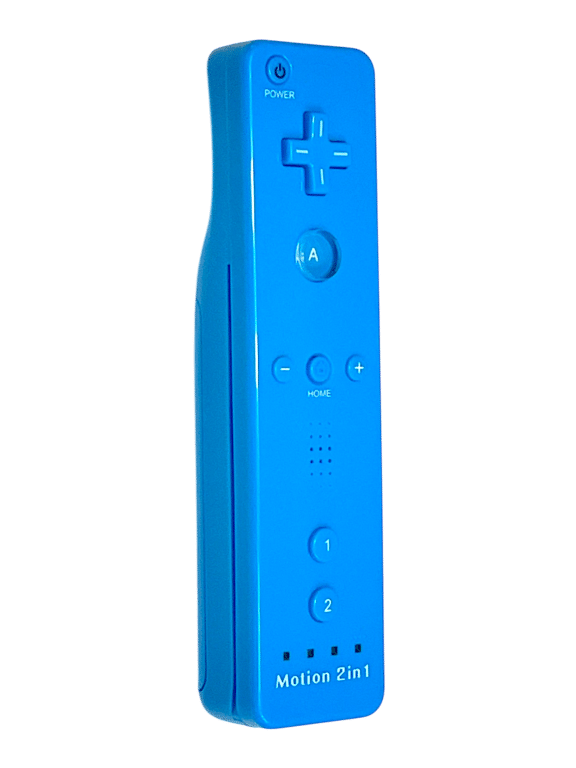 Wii Remote (Wireless) with inbuilt Motion Plus (BLUE) - Appleby Games