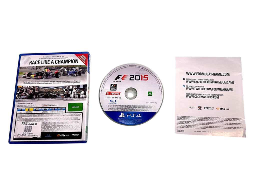 F1 2015 (PS4) - Appleby Games